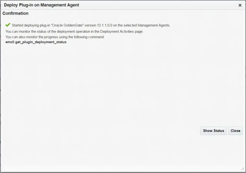 Monitor goldengate from OEM 12c cloud control DBACLASS
