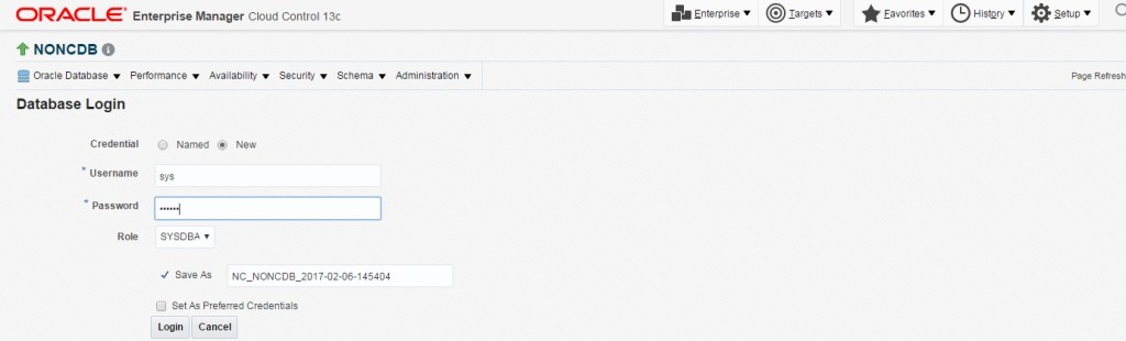 Create standby database from OEM 13c cloud control DBACLASS