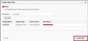 Apply database patch from OEM cloud control DBACLASS