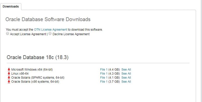 SETUP ORACLE 18C DATABASE - STEP BY STEP DBACLASS